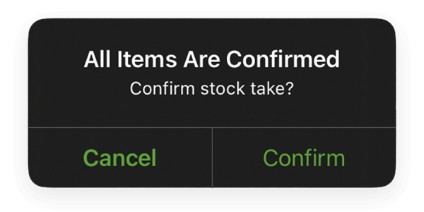 What is zero stock check?